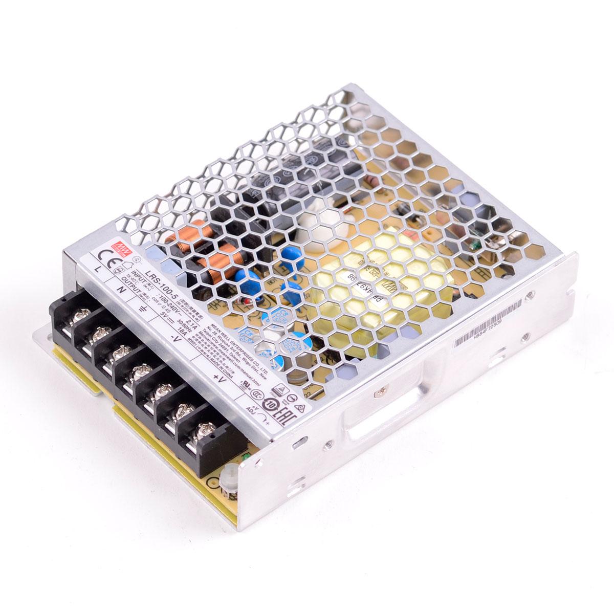 【LED】 Блок питания Mean Well в корпусе 90 Вт, 5V, 18 А LRS-100-5 купить ...